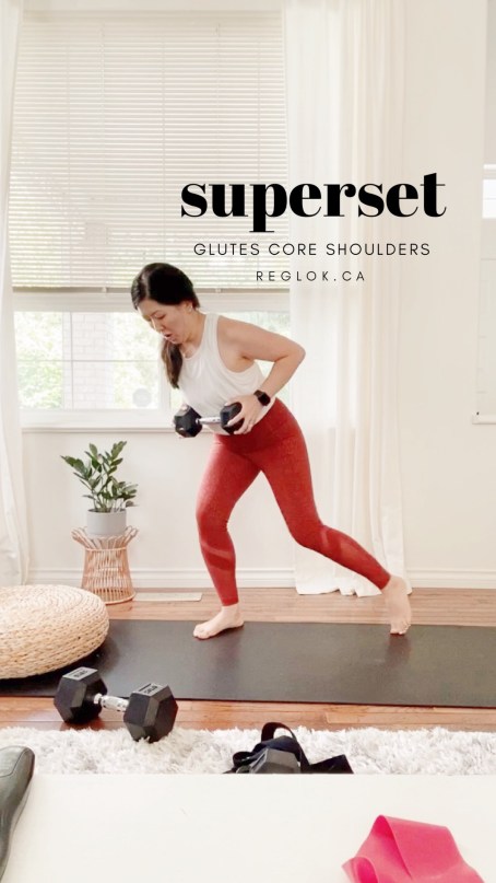 Upper Body Circuit with Glute Superset Finisher – nourish through movement